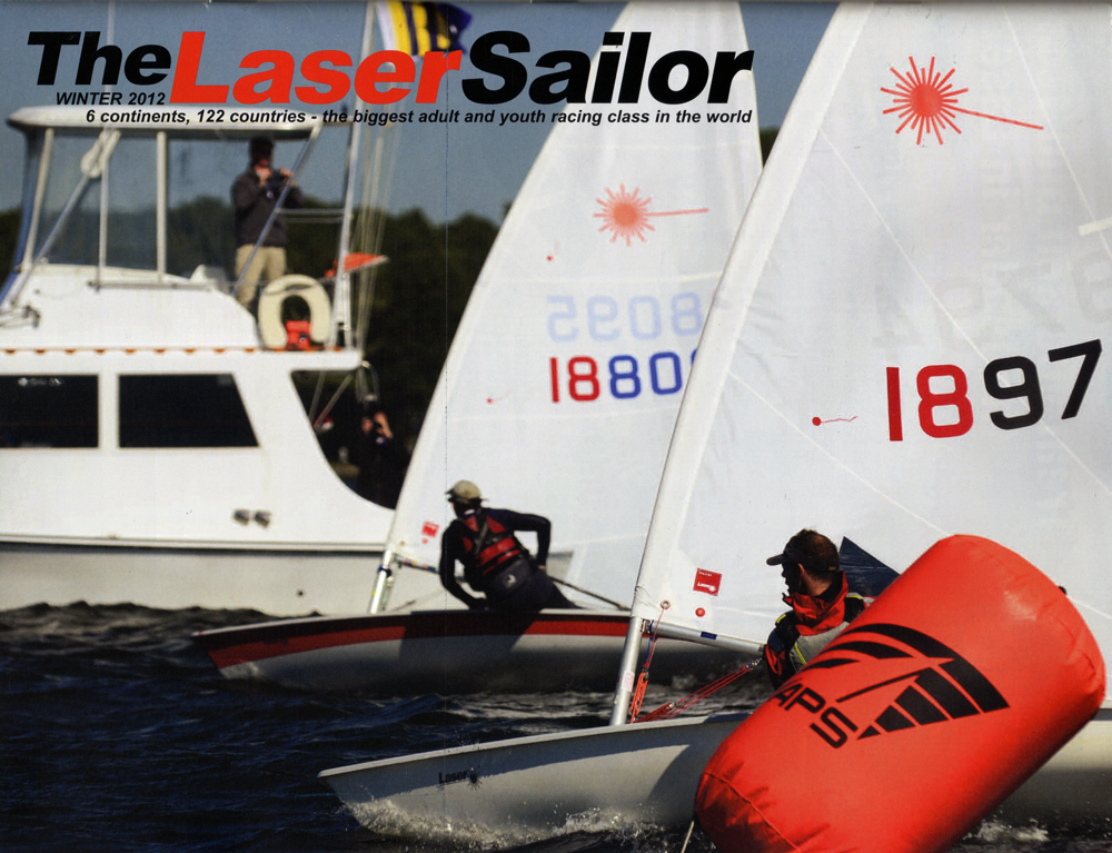 Cheapeake Laser Masters Photo on Cover of The Laser Sailor – Jon Deutsch